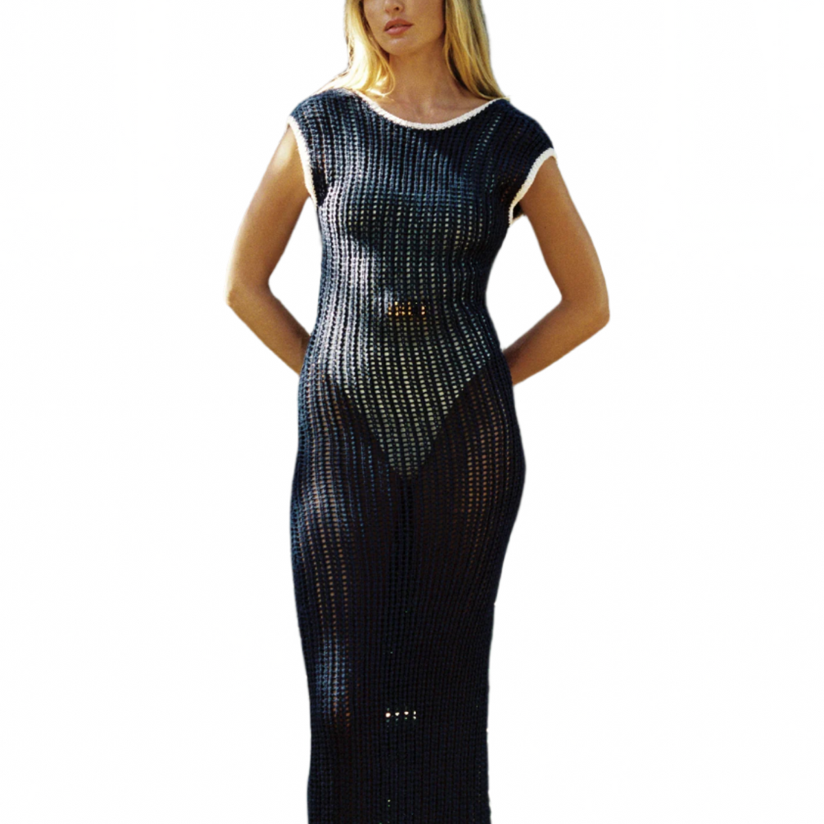 Halse Reversible Window Pane Dress – Cabana